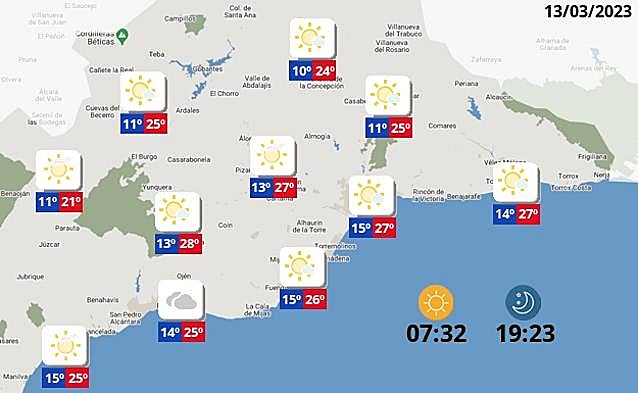 Thermometers Will Almost Touch 30c On Costa Del Sol This Monday With